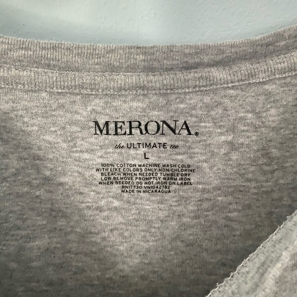 Merona | Tops | Merona Grey Tee | Poshmark